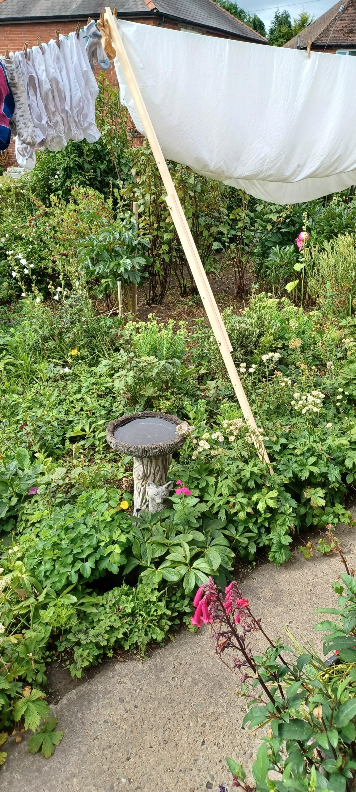 Wooden Clothes Line Prop - Extendable - Clothesmaid